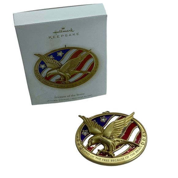 Hallmark | Holiday | Hallmark Keepsake Because Of The Brave Ornament ...